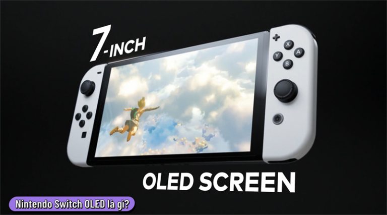 Nintendo Switch OLED White Joy-Con Second Hand Mod Chip - Học Viện Gaming