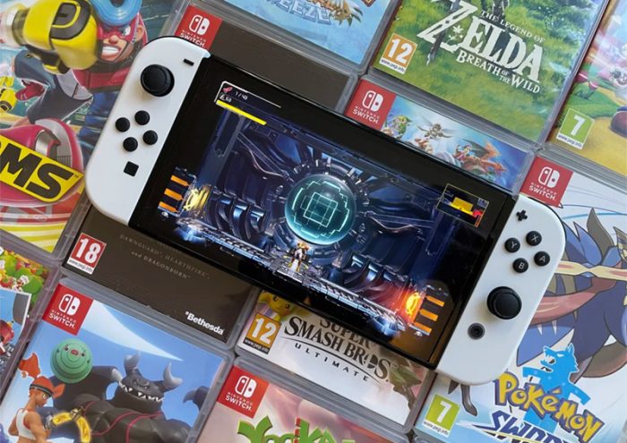 Nintendo Switch OLED White Joy-Con Second Hand Mod Chip - Học Viện Gaming