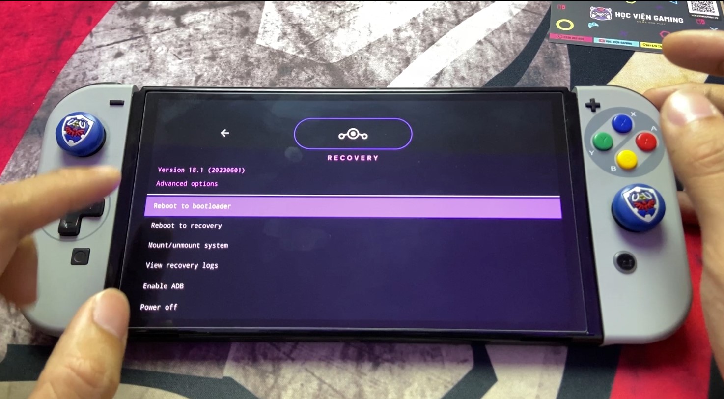 Hướng dẫn cài đặt Android 11 lên Nintendo Switch - Học Viện Gaming