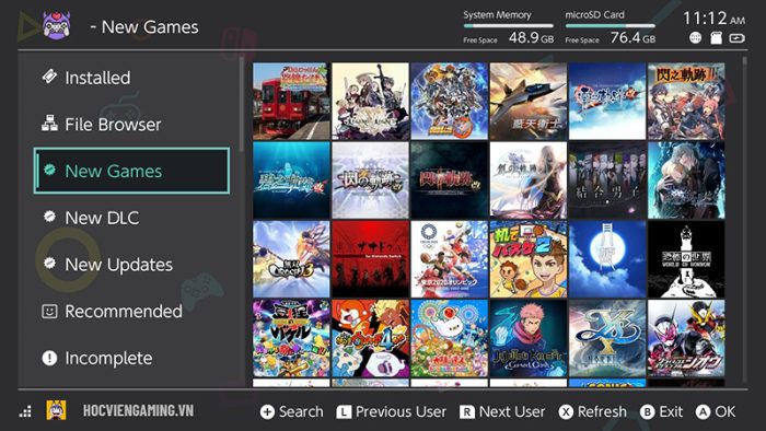 Hướng dẫn sử dụng Tinfoil trên Switch hắc - Học Viện Gaming