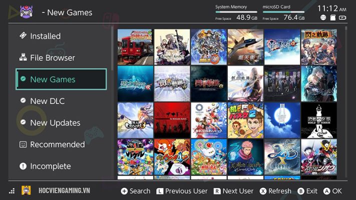 Hướng dẫn sử dụng Tinfoil trên Switch hắc - Học Viện Gaming