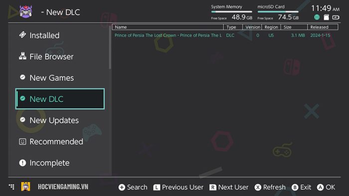 Hướng dẫn sử dụng Tinfoil trên Switch hắc - Học Viện Gaming