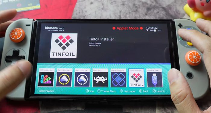 Hướng dẫn sử dụng Tinfoil trên Switch hắc - Học Viện Gaming