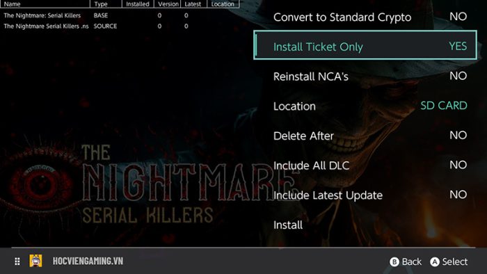Hướng dẫn sử dụng Tinfoil trên Switch hắc - Học Viện Gaming