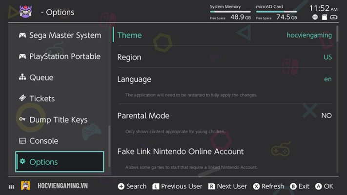 Hướng dẫn sử dụng Tinfoil trên Switch hắc - Học Viện Gaming