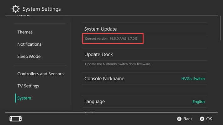 Hướng dẫn Update Firmware 18.0.1 | Atmosphere 1.7.0 Nintendo Switch hắc ...